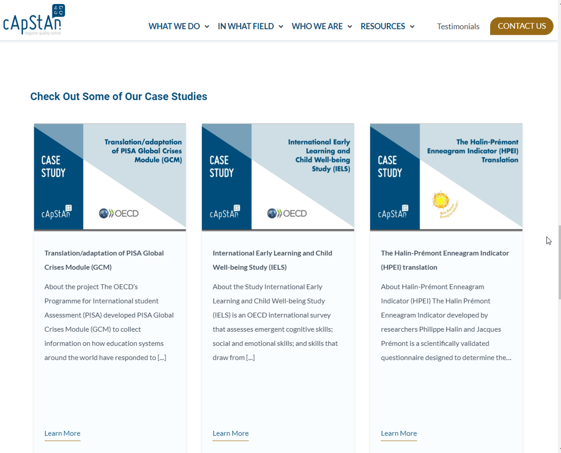 cApStAn's new website has launched! | cApStAn