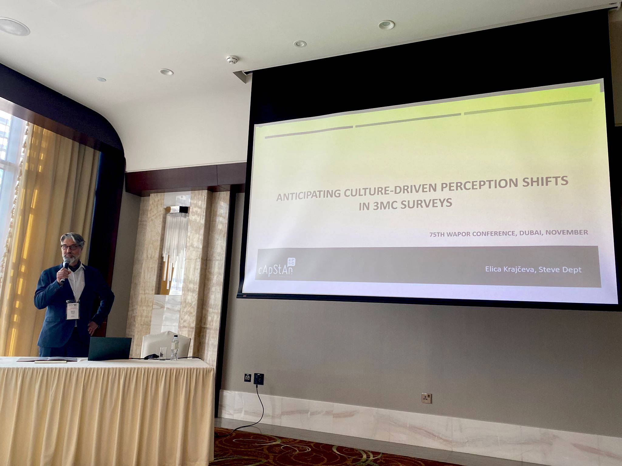 cApStAn's Steve Dept and Devasmita Ghosh reporting from the 75th WAPOR ...