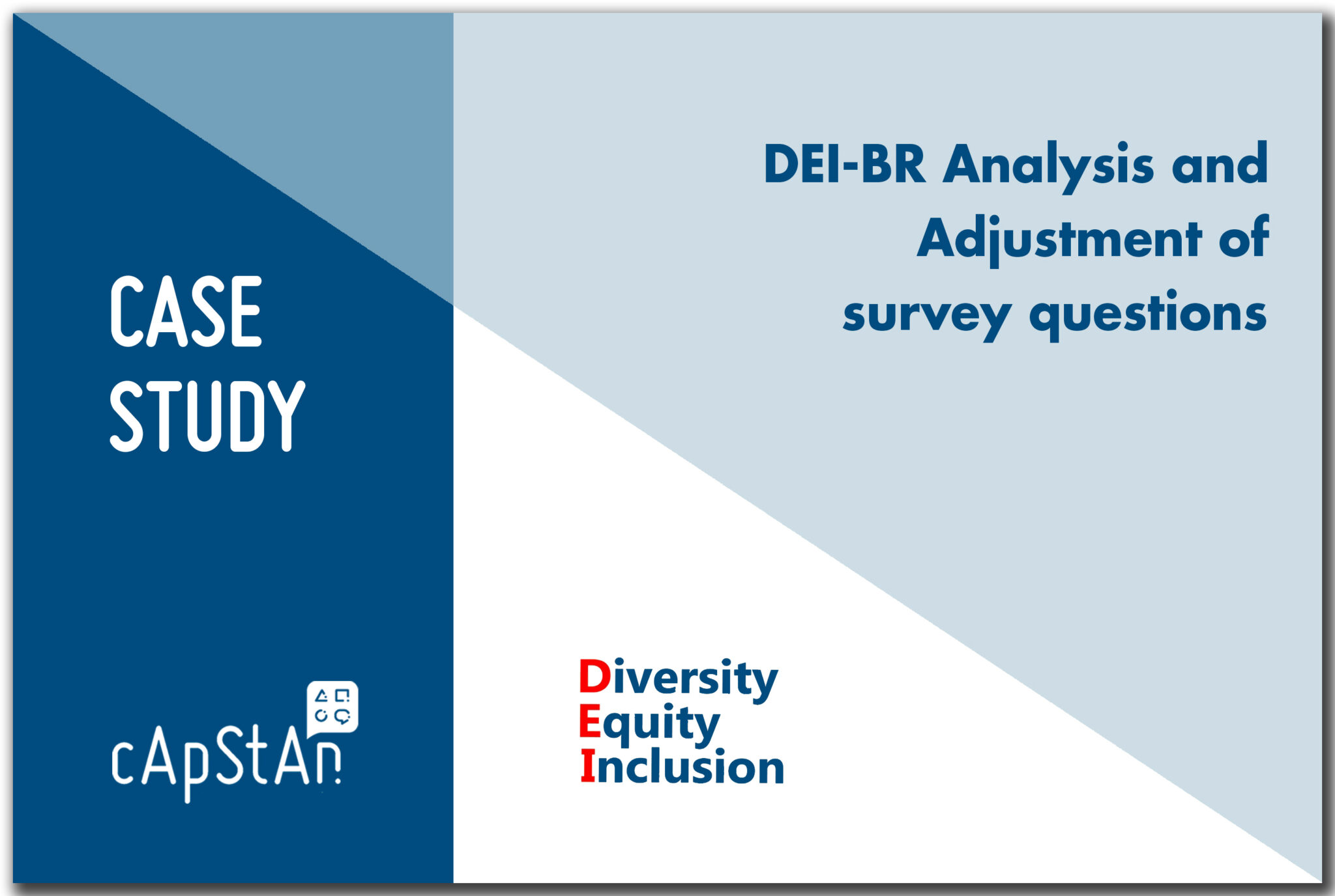 Diversity, Equity, Inclusion and Bias Reduction: DEI-BR Analysis and ...